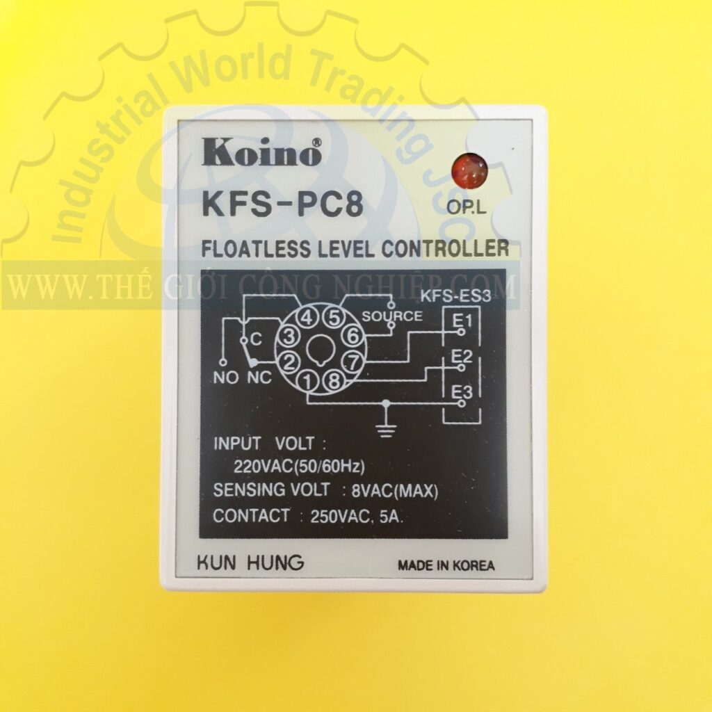 Đồng hồ dò mực nước 220v/50-60hz KFS-PC8 Koino - CÔNG TY TNHH XNK BNG
