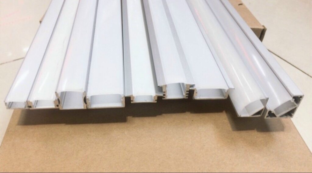 Thanh nhôm định hình led âm loại 2m/ thanh, kích thước 17x 6,79mm ...